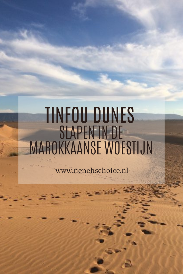 Tinfou Dunes bij Zagora: slapen in de Marokkaanse woestijn