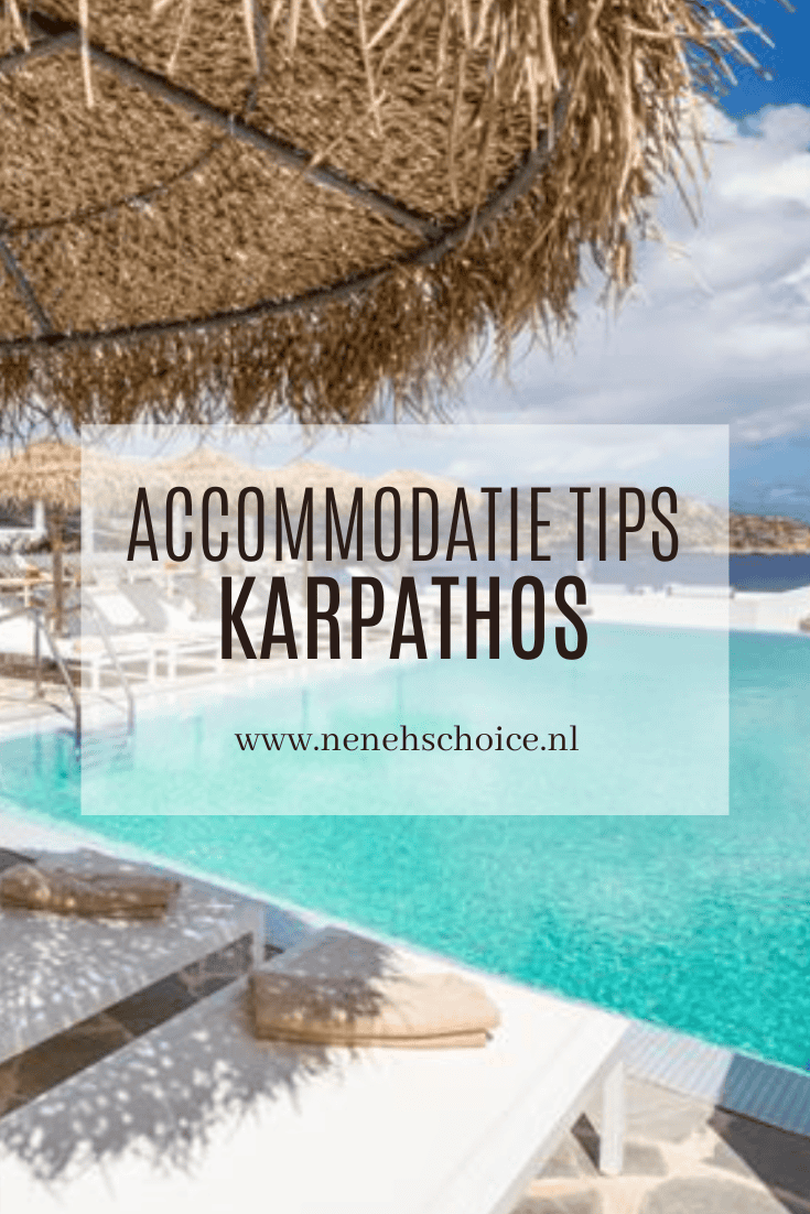 Accommodatie tips op Karpathos: 5 favoriete plekjes